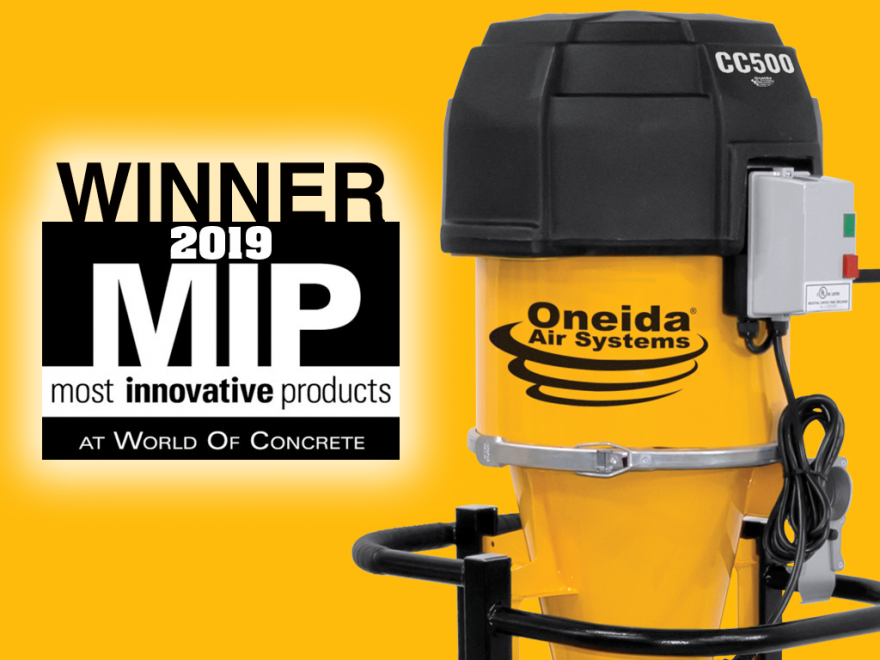 CC500 wins Most Innovative Product at World of Concrete | Oneida Air ...