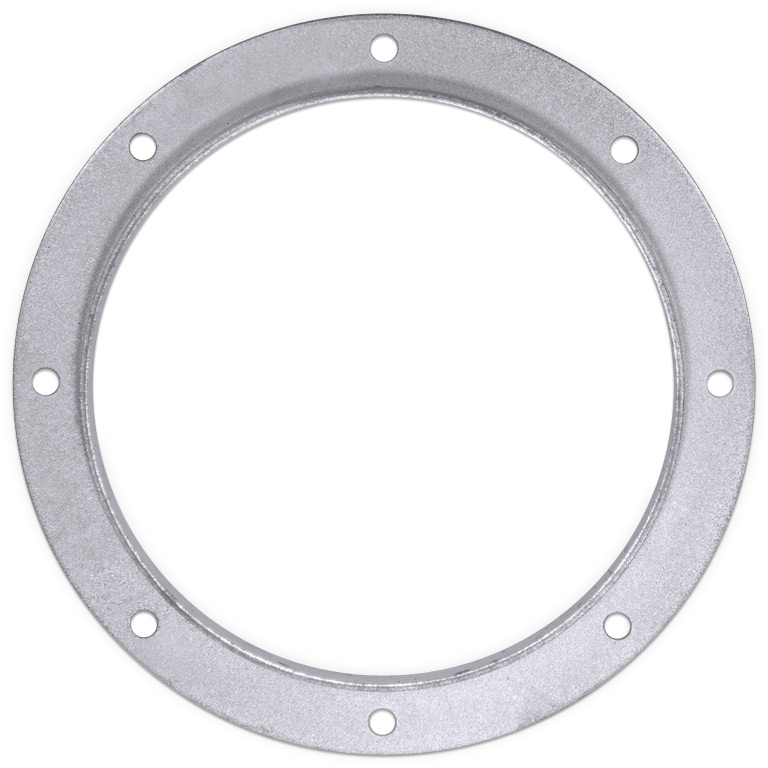 Punched Galvanized Steel Angle Ring Piping Flanges | Oneida Air Systems
