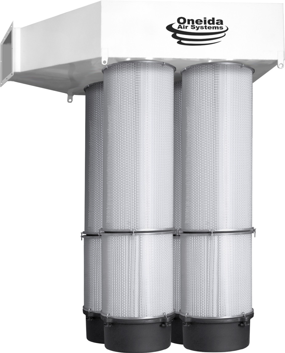 15hp Direct Drive Industrial 1-Micron Cyclone Dust Collection System ...