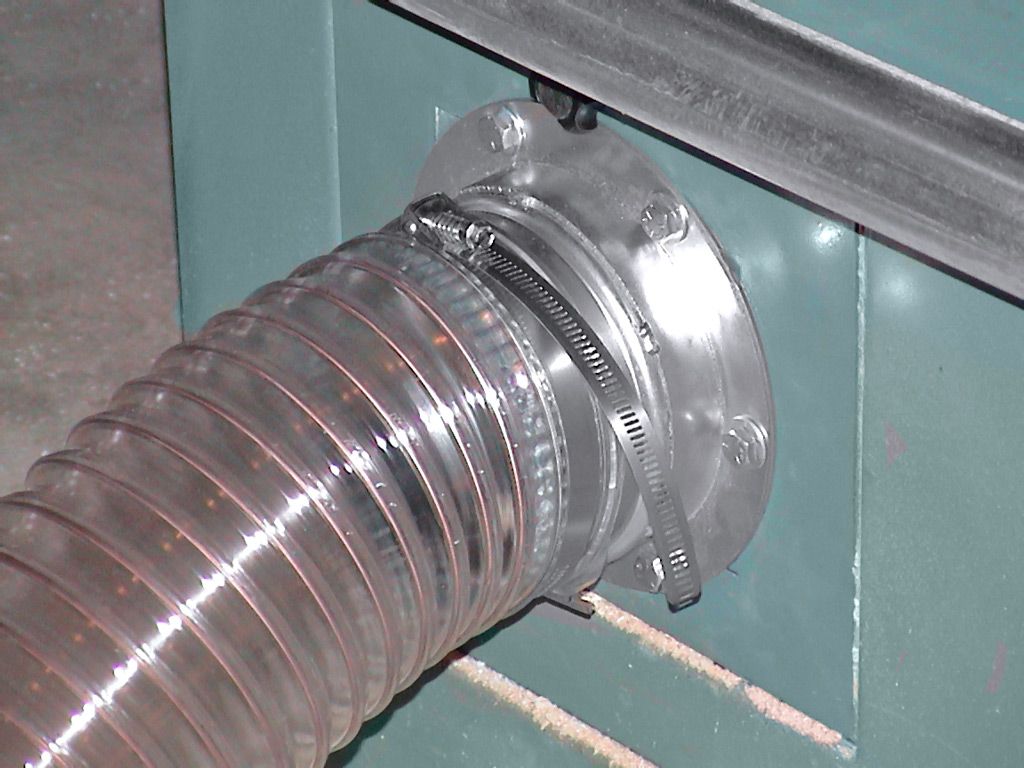 6 inch Steel Collared Flange Take-Off Dust Collection Port | Oneida Air ...