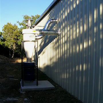 High-Vacuum Dust Collector Raw Exhaust Adapter | Oneida Air Systems